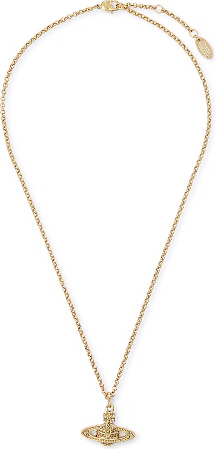 Vivienne Westwood Mini Bas Relief Orb Necklace - ShopStyle