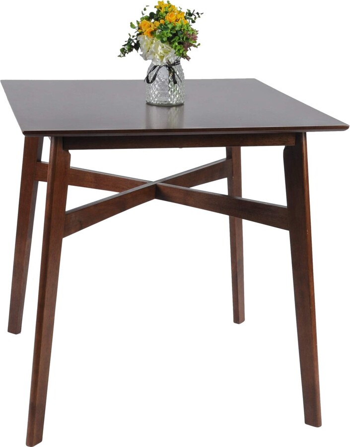 EPOWP Dining Room Table Wood Leg High Top Table, Reinforcement ...