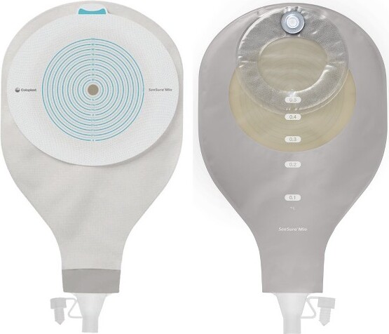 Coloplast SenSura Mio One-Piece High Output Ostomy Pouch, 725 mL, Transparent, 3/8 in. to 4 in ...