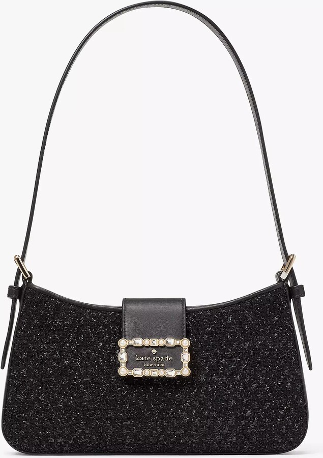 Kate Spade Reegan Tinsel Tweed Small Shoulder Bag - ShopStyle