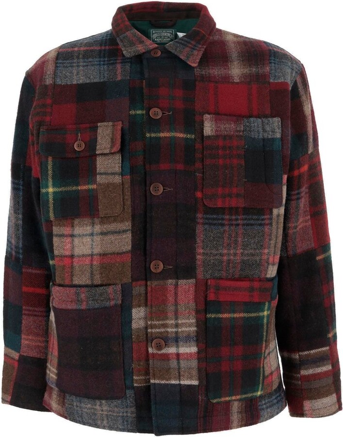 Polo Ralph Lauren Patchwork Button-Up Jacket - ShopStyle