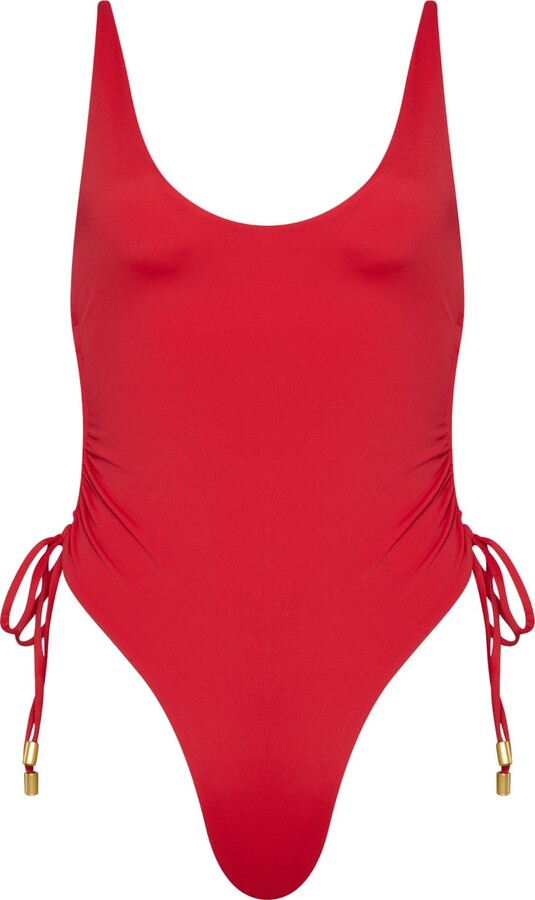 Bukawaswim Grimaud Coucher De Soleil High Cut Side Tie Swimsuit ...
