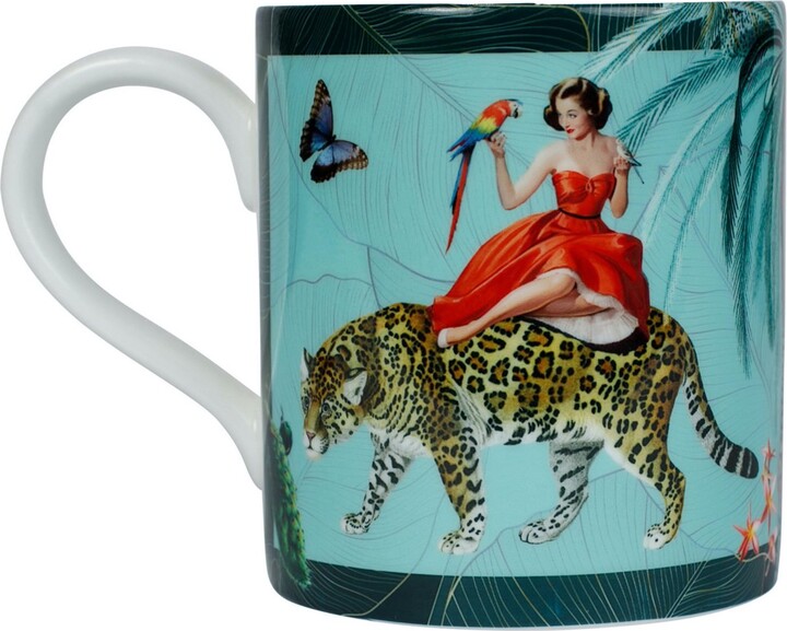 Myrtle & Mary - Mary Bone China Coffee Cup - Blue - ShopStyle