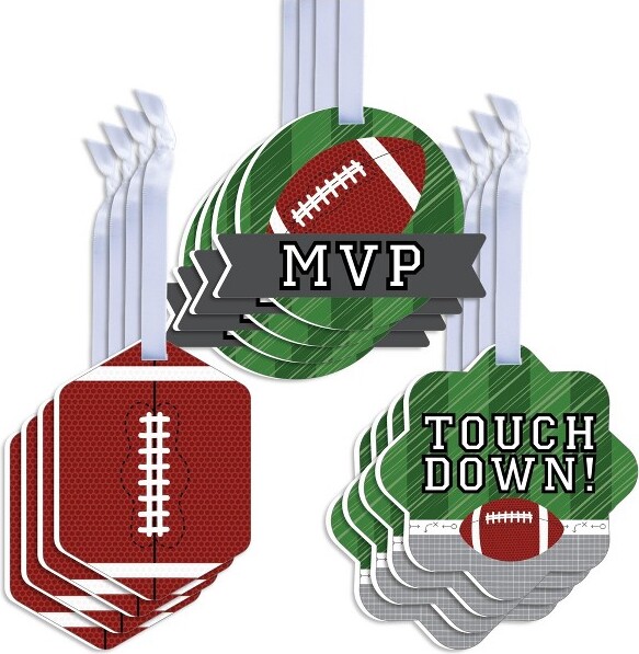 Big Dot of Happiness End Zone - Football - Assorted Hanging Baby Shower ...