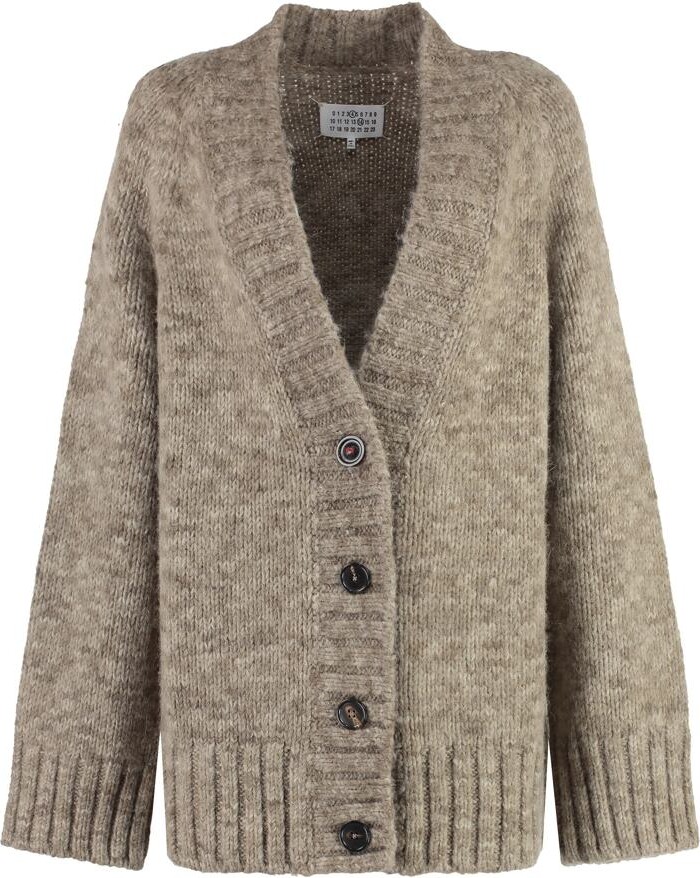 Maison Margiela Wool-Blend Cardigan - ShopStyle