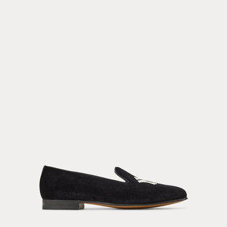 Frette Arturo mens velvet slippers - ShopStyle