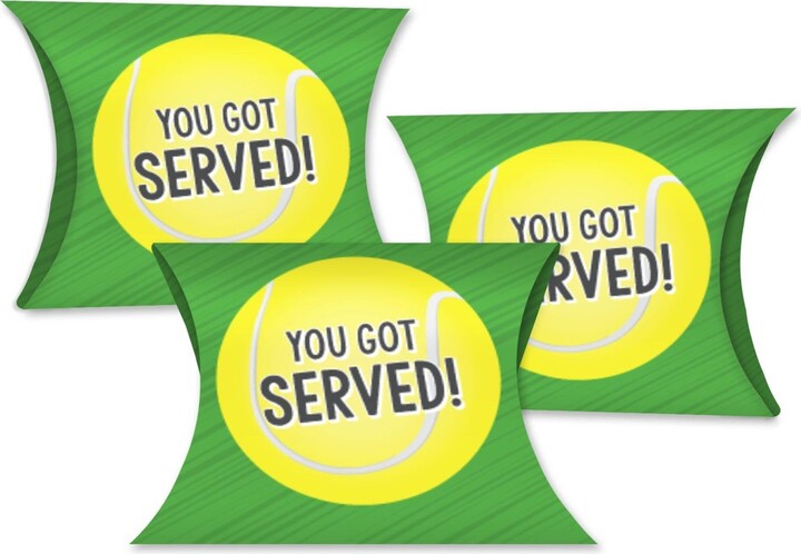 Big Dot of Happiness You Got Served - Tennis - Favor Gift Boxes - Baby ...