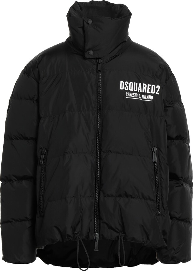 DSQUARED2 Down Jacket Black - ShopStyle