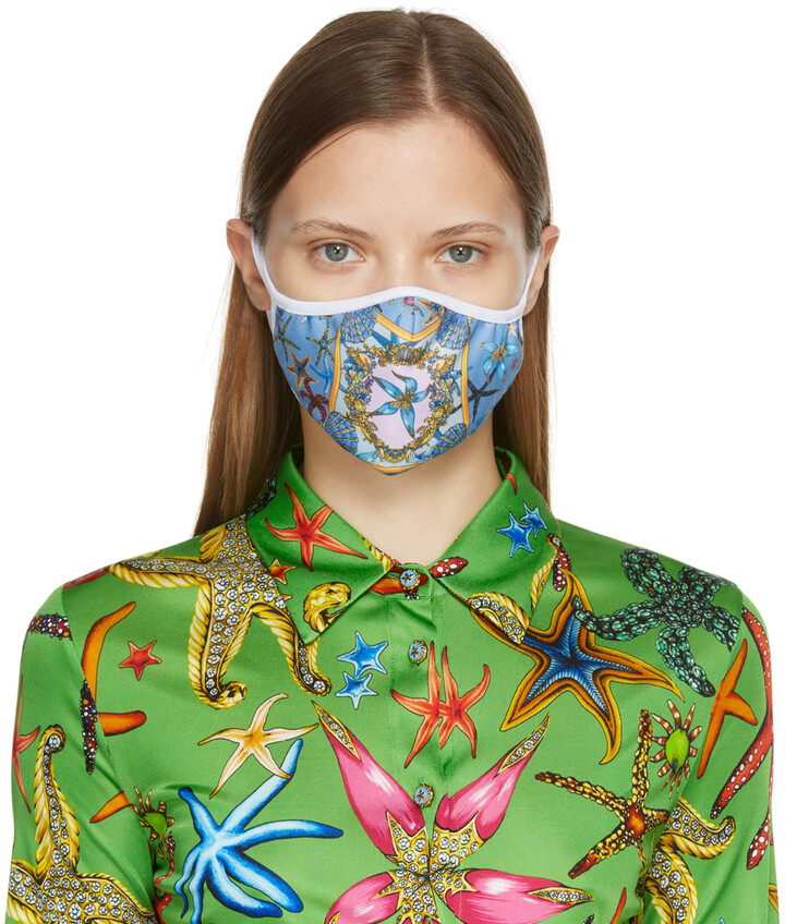Versace Blue Trésor De La Mer Face Mask - ShopStyle