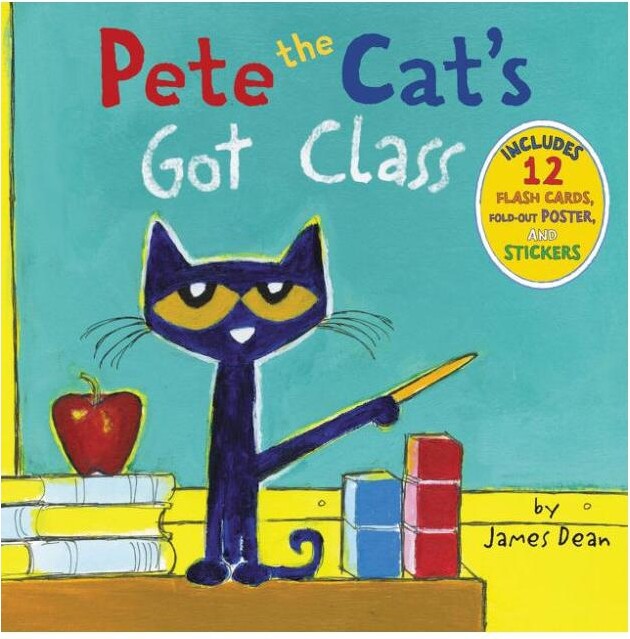 Barnes & Noble Pete The Cat's Got Class- Includes 12 Flash Cards, Fold ...