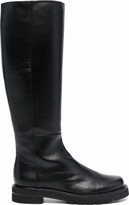 Stuart Weitzman Mila Lift leather knee boots - ShopStyle
