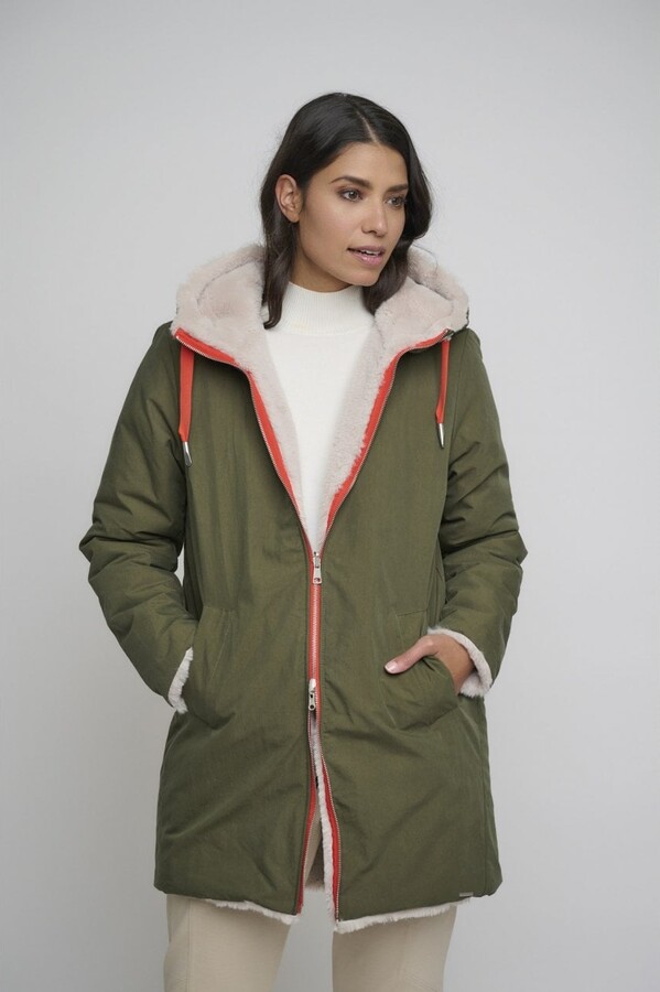 Rino and Pelle Javin Reversible Teddy Parka Coat - ShopStyle
