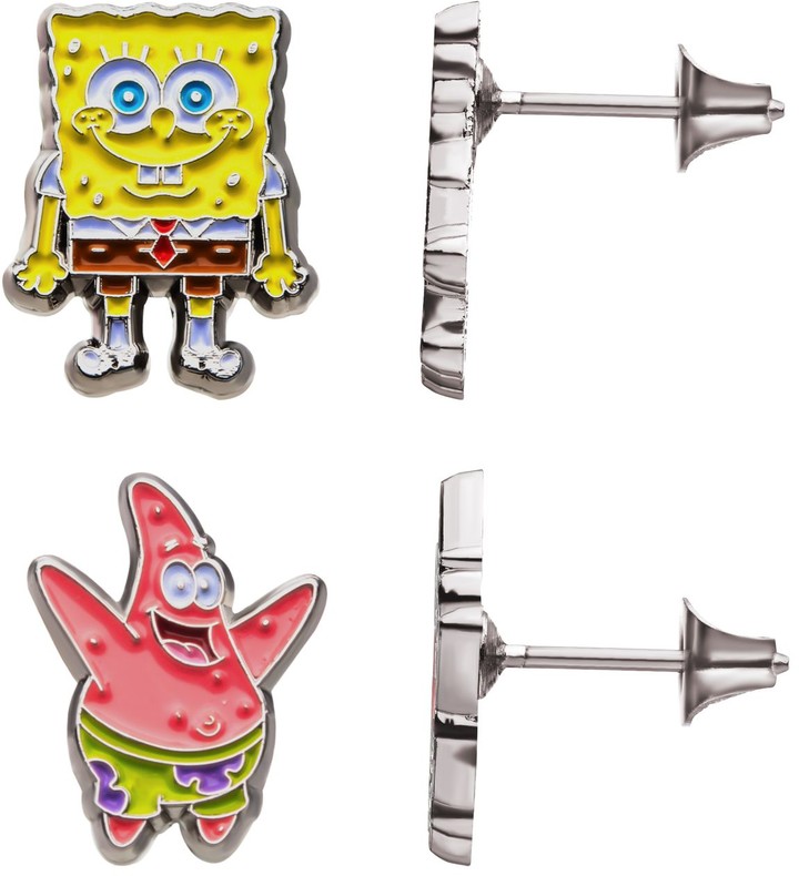 Nickelodeon SpongeBob & Patrick Stud Earrings - ShopStyle
