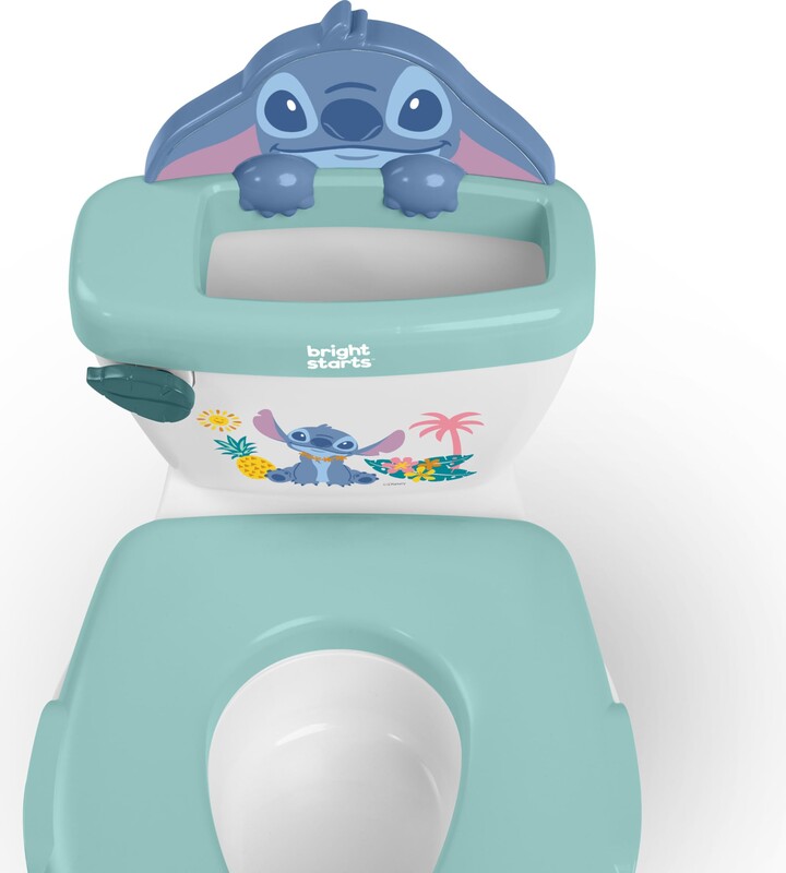 Bright Starts Disney Baby Stitch My Size Potty with Flushing and ...
