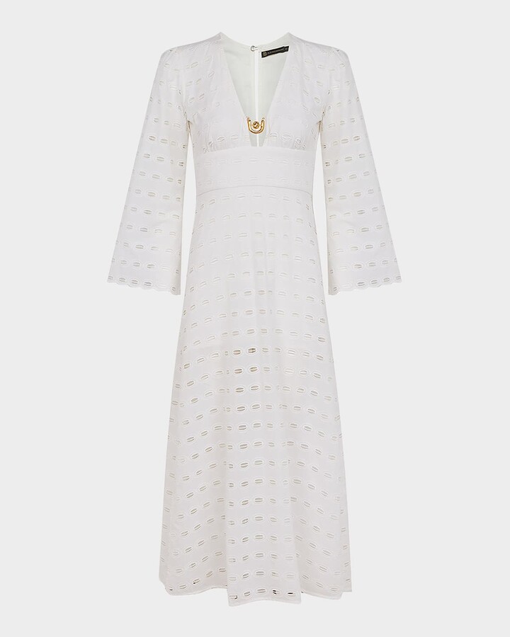 Vix Eyelet Raya Maxi Dress - ShopStyle