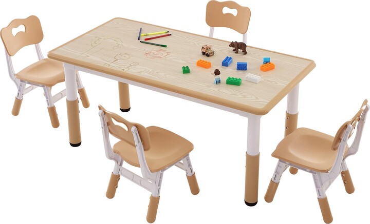 VEVOR Kids Table and 4 Chairs Set - ShopStyle