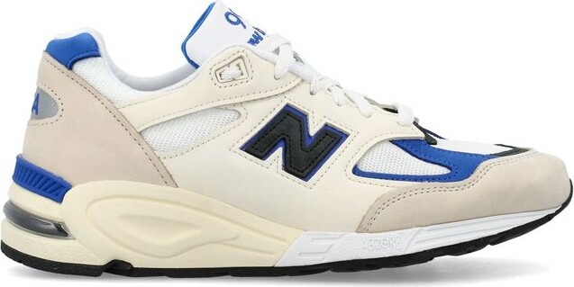 New Balance Logo Patch Low-Top Sneakers - ShopStyle