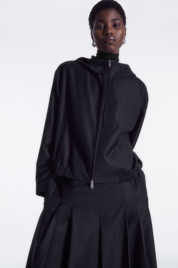 COS Tailored Wool Hooded Jacket - ShopStyle