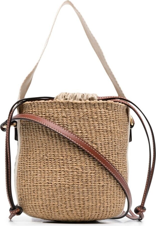 Chloé Marcie Small Straw Bucket Bag - ShopStyle