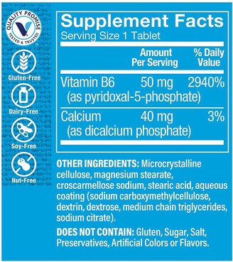 The Vitamin Shoppe P-5-p (Pyridoxal-5-Phosphate) - Coenzyme Form of B6 -50 Mg (100 Tablets ...
