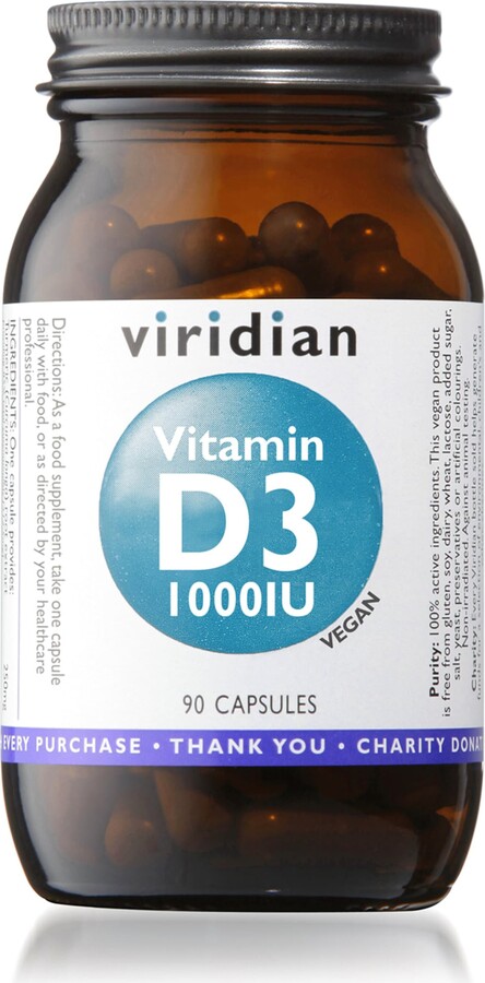 Viridian Vitamin D3 1000Iu Supplement - ShopStyle Skin Care