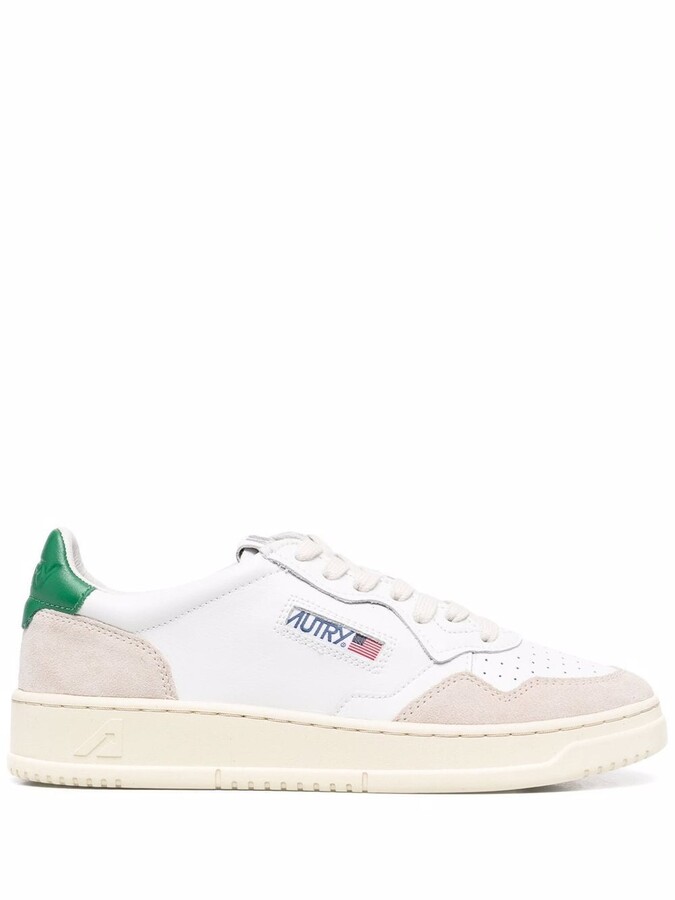 AUTRY Logo-Patch Low-Top Sneakers - ShopStyle
