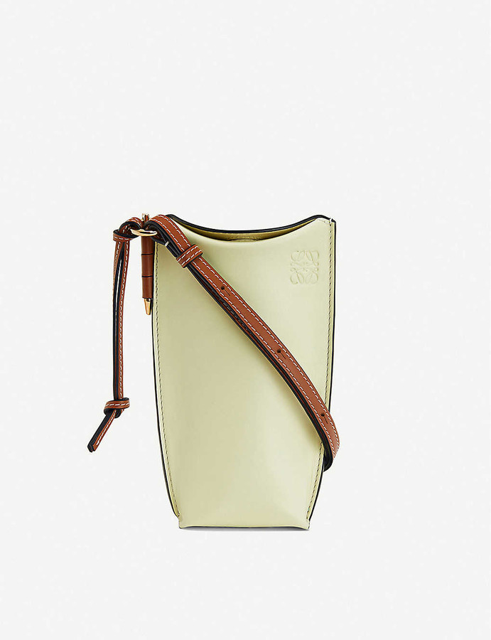 Loewe Gate Pocket leather shoulder bag - ShopStyle