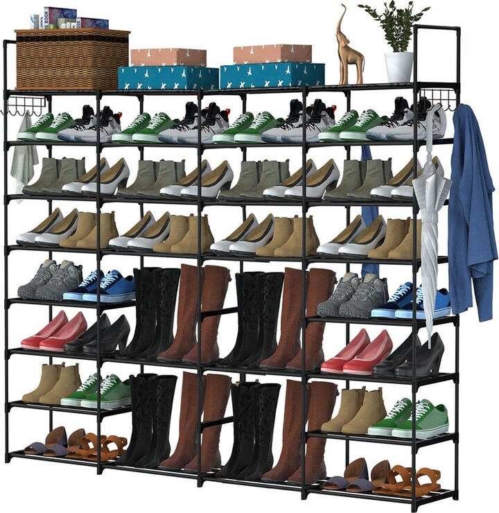 Fresh Fab Finds 8-Tier, 4-Row Shoe Rack - ShopStyle