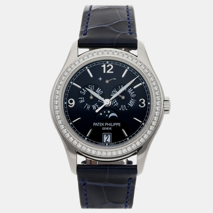 Patek Philippe Pre-Owned Complications Annual Calendar Moon Phases ...