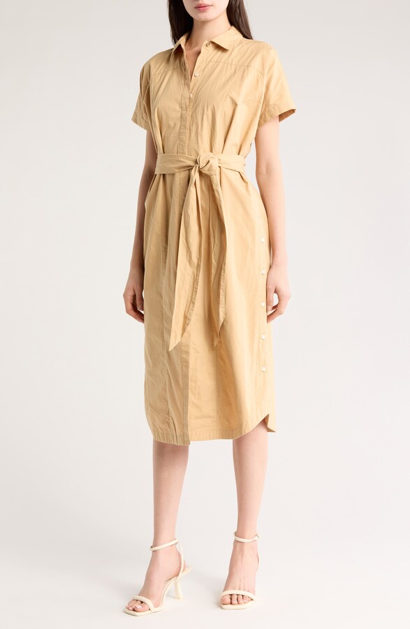 Derek Lam 10 Crosby Mikala Dolman Sleeve Belted Shirtdress - ShopStyle ...