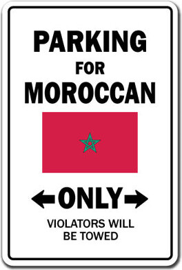 SignMission Parking for Moroccan Only Sign - ShopStyle Home Office