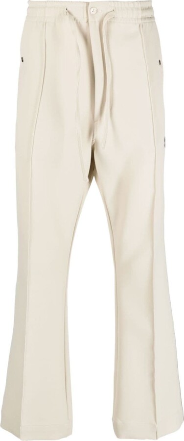 Needles Piping logo-embroidered flared track pants - ShopStyle