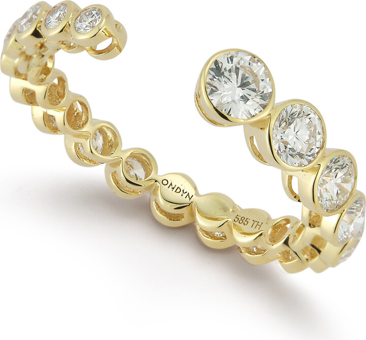 ONDYN Vesper 14K Yellow Gold Diamond Ring - ShopStyle