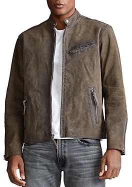 Polo Ralph Lauren Suede Cafe Racer Jacket - ShopStyle Outerwear