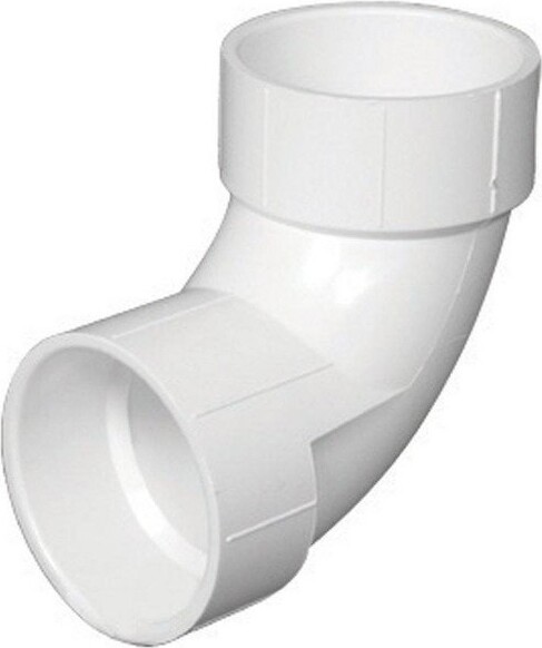 CHARLOTTE PIPE 6 DWV 1/4 Bend HUB X HUB DWV (Drain, Waste and Vent) (1 ...