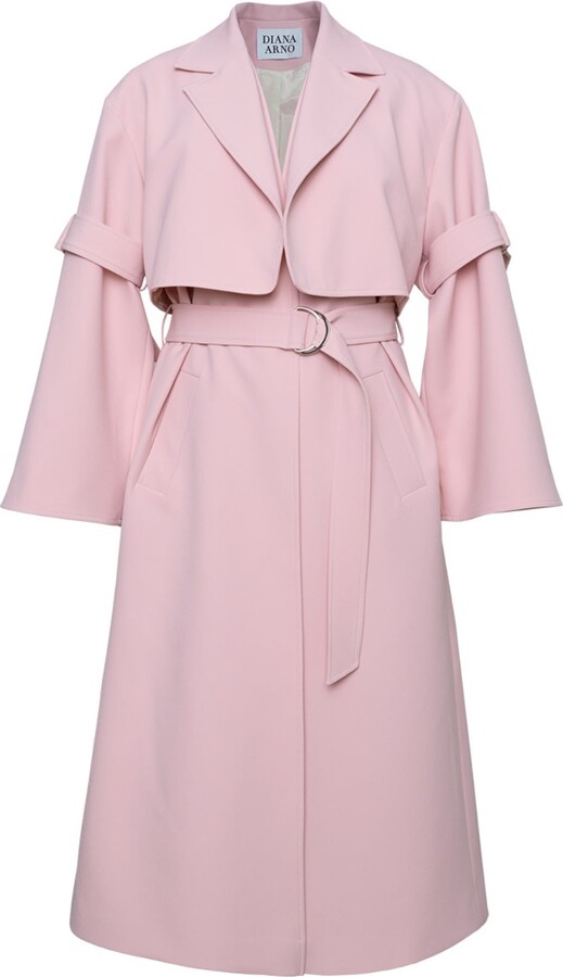 Diana Arno Women's Pink / Purple Ruby Oversized Duster Coat - ShopStyle