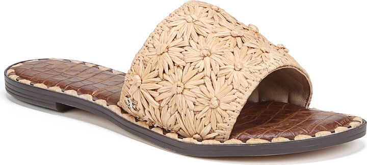 Sam Edelman Raffia Slide Sandal - ShopStyle