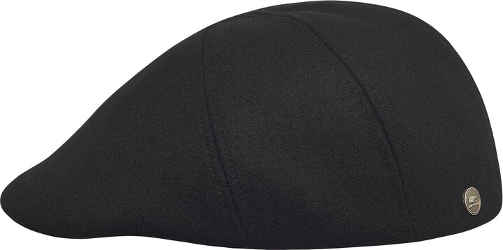 Sterkowski Warm Winter Wool 5 Panel Applejack Flat Cap 56 cm Black ...