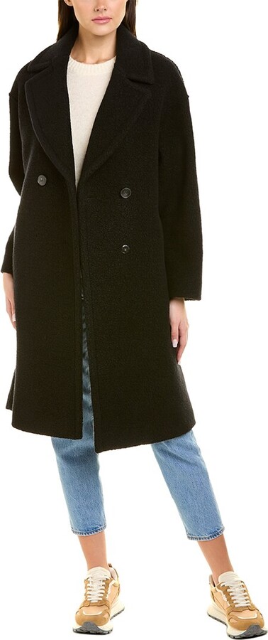 Cinzia Rocca Icons Teddy Wool-Blend Coat - ShopStyle