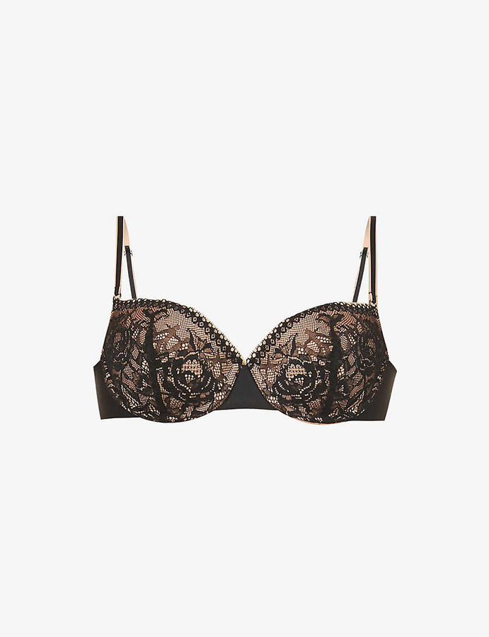 Me. By Bendon Naturally Me floral stretch-lace bra - ShopStyle
