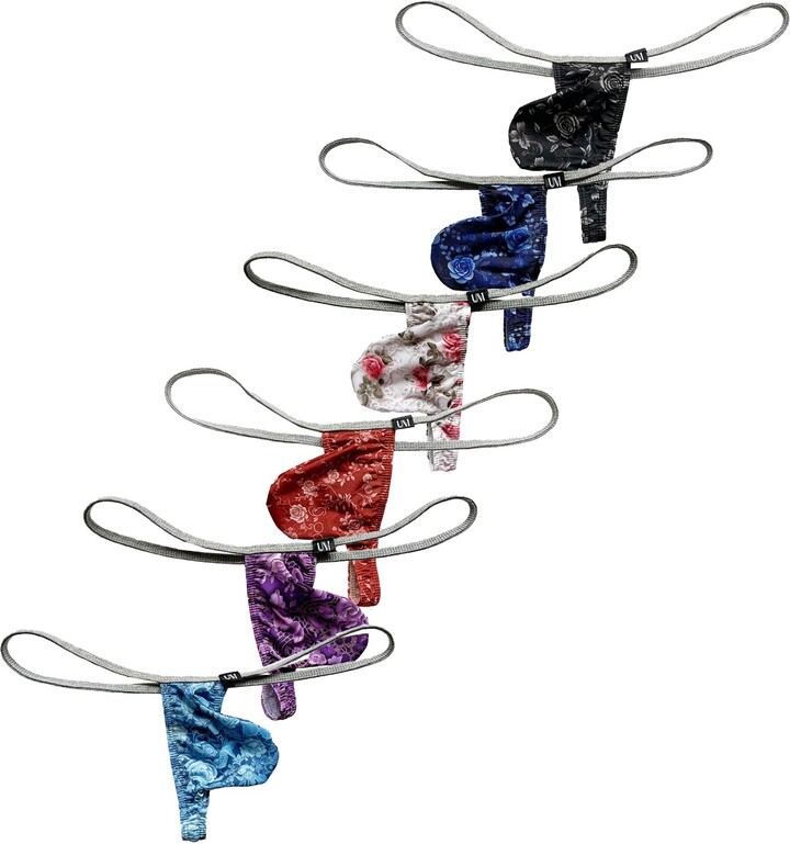 Faringoto Men's Sexy Printed Thong Underwear - ShopStyle Briefs