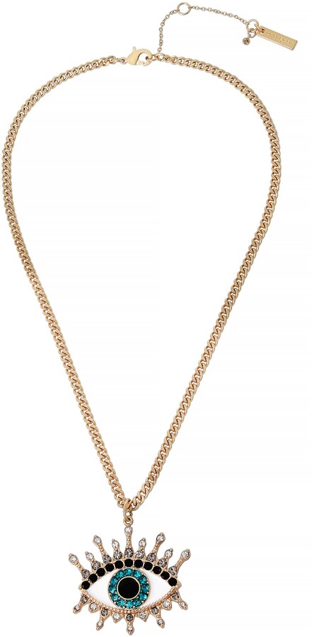 Kurt Geiger Evil Eye Pendant Necklace - ShopStyle