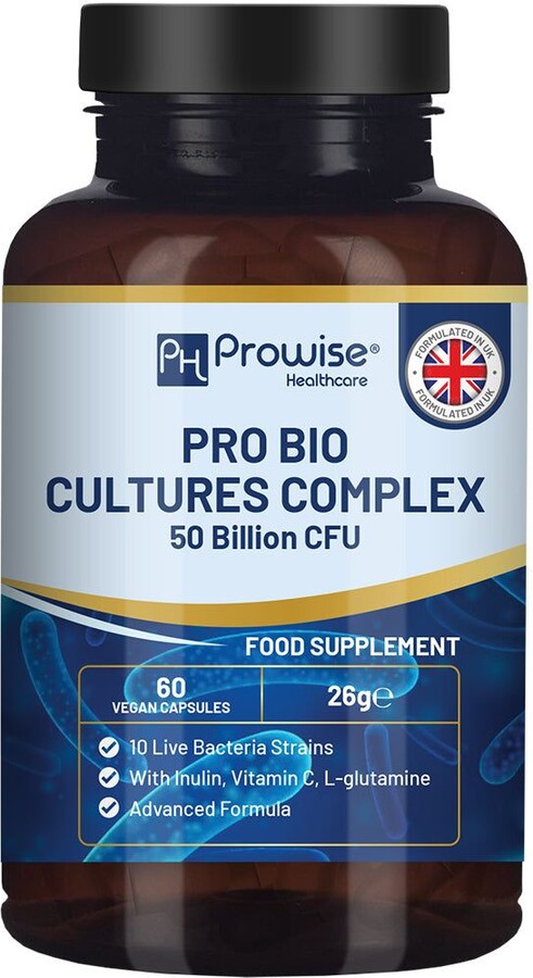 Prowise Healthcare Pro Bio Cultures Complex Probiotics and Prebiotics ...