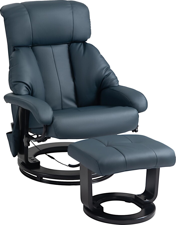 HOMCOM Massage Recliner Chair with Ottoman - ShopStyle