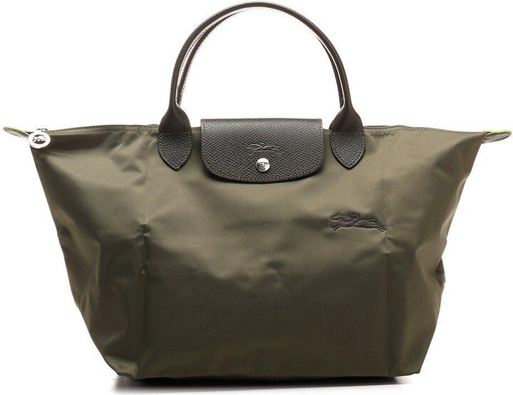 Longchamp Le Pliage Logo Embroidered Tote Bag - ShopStyle