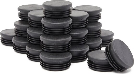 Stockroom Plus 30 Pack 2-Inch Round Plastic Hole Plugs for Metal Tubing ...