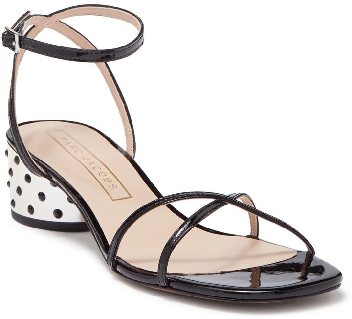 Marc Jacobs Sybil Crystal Embellished Block Heel Sandal - ShopStyle