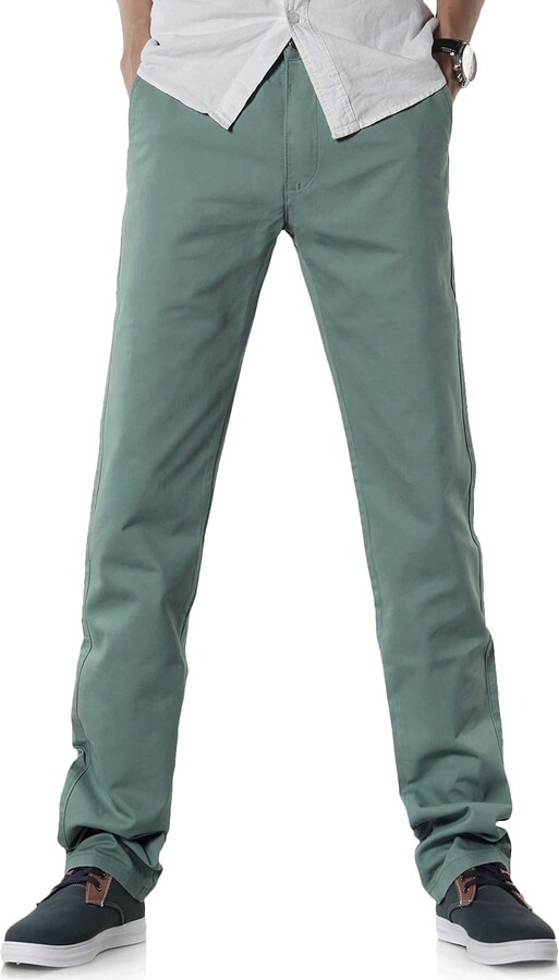 Demon&Hunter 900X Classic-Fit Series Men's Chinos Trousers DH9017 ...