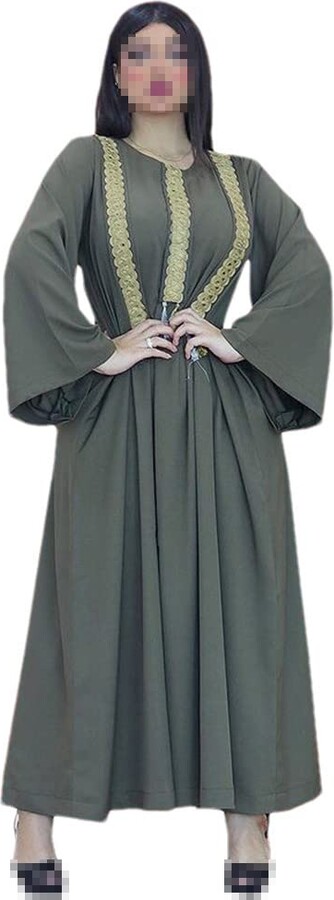 Youllyuu Dubai Turkey Islam Muslim Hijab Long Dress Caftan Marocain Dresses Women Abaya Robe ...