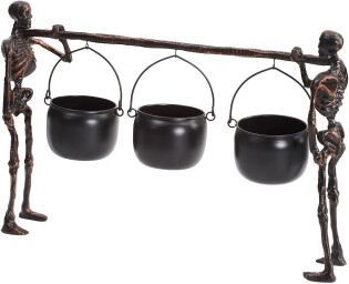TJMAXX 3Pc Cauldron With Bronze Skeleton Detail - ShopStyle Countertop ...